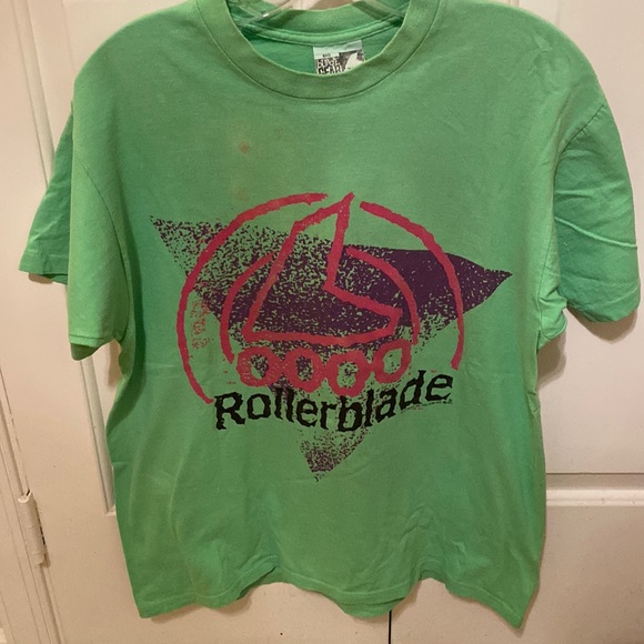 Big Blade Gear | Tops | Vintage Original Rollerblade Graphic T Shirt ...